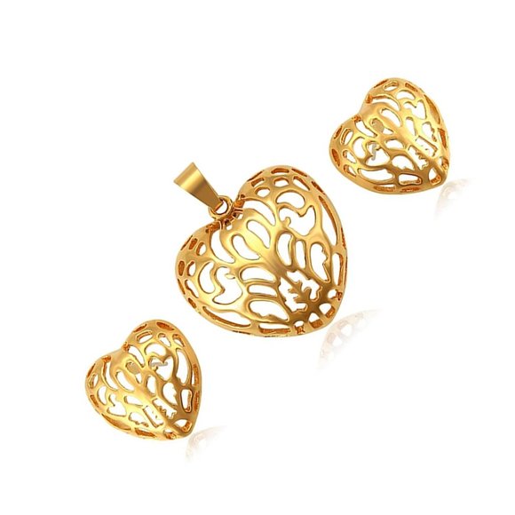 Charles Delon | Jewelry | Charles Delon Pendant Earrings Set For Women ...